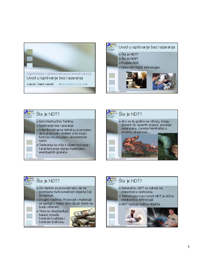 1 Uvod U NDT PDF | PDF