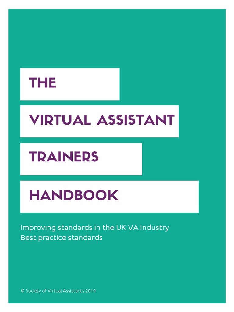 SVA VA Trainers Handbook | PDF | Mentorship | Franchising