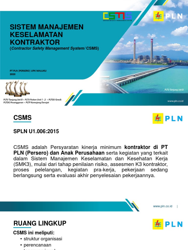 CSMS Eksternal 2020 - PLN UPK Maluku | PDF