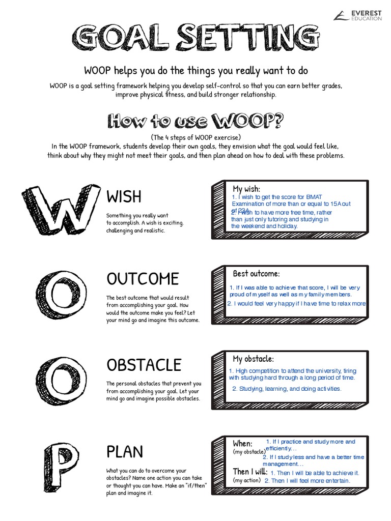 Earls Woop | PDF | Goal Setting | Goal