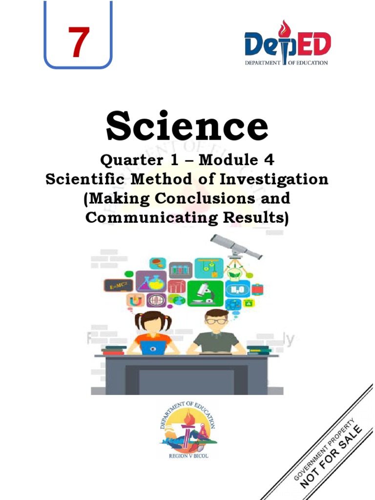 SLM 4 Grade 7 Science 1st Quarter The Scientific Method of ...