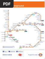 London Overground Network Map PDF | PDF | Rail Transport | Transport Infrastructure