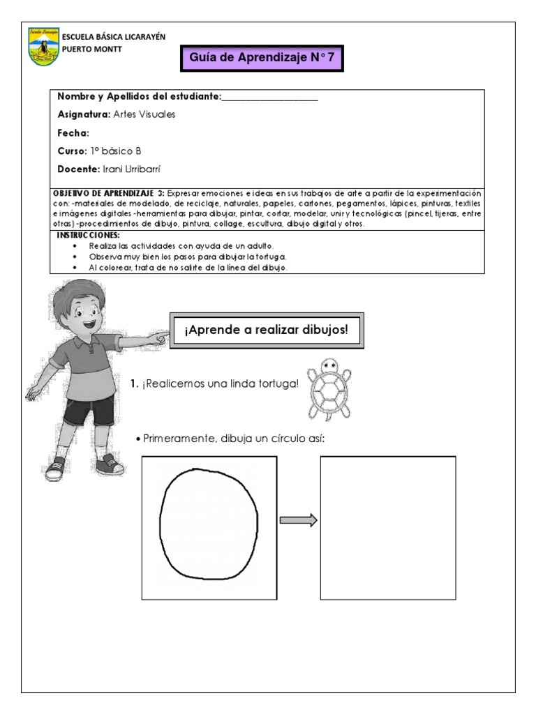 Guia 7 Artes Visuales Primero Basico B | PDF