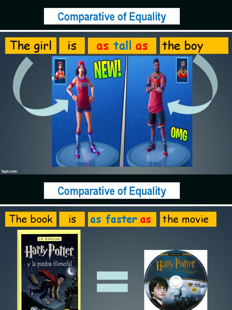 Comparative of Equality Exercises | PDF | Language Arts & Discipline ...