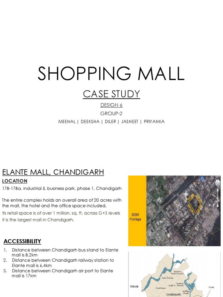 Shopping Mall: Case Study | PDF | Stairs | Shopping Mall