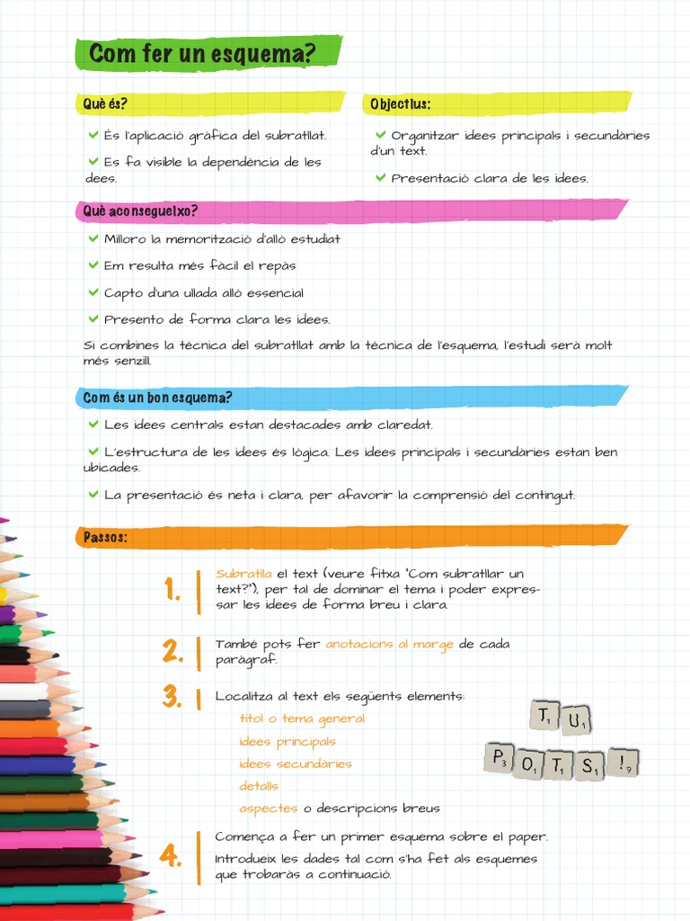 Com Fer Un Esquema | PDF