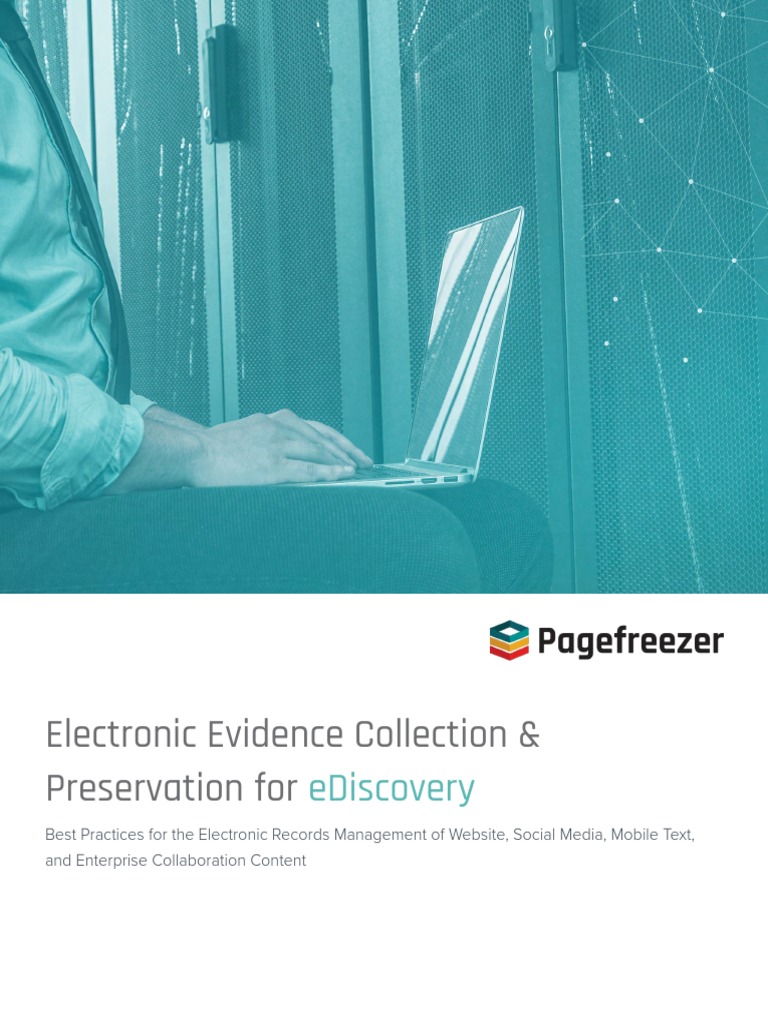 Evidence, Securing Online Evidence | PDF