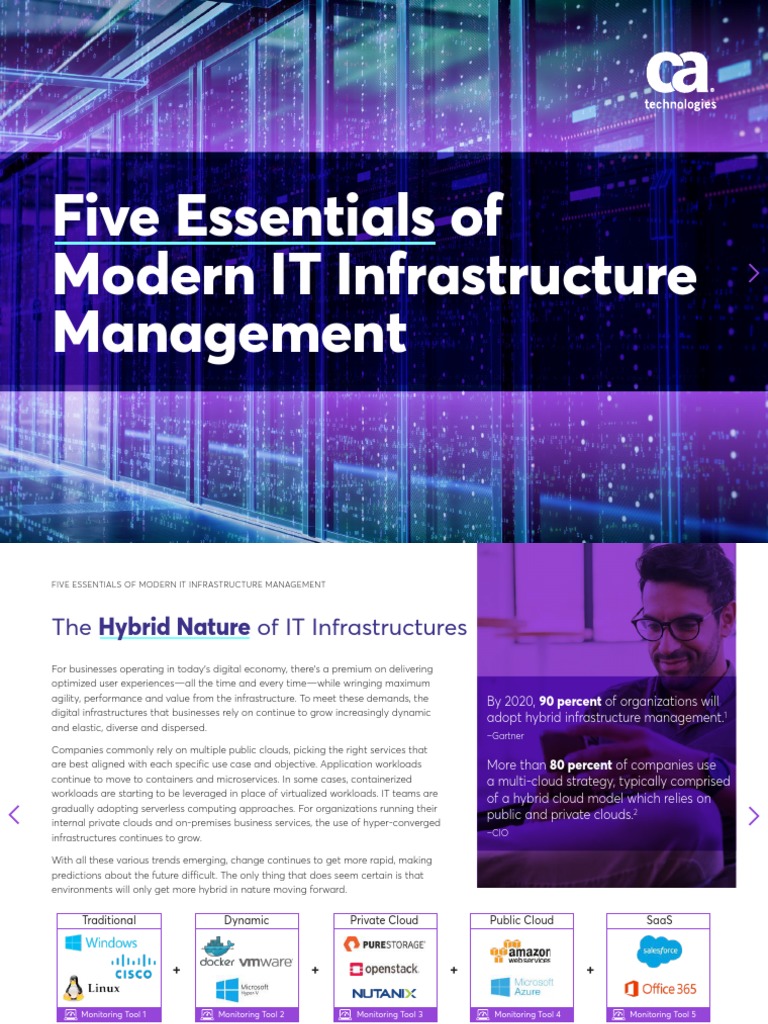 Five Essentials of Modern IT Infrastructure Management | PDF | Cloud ...