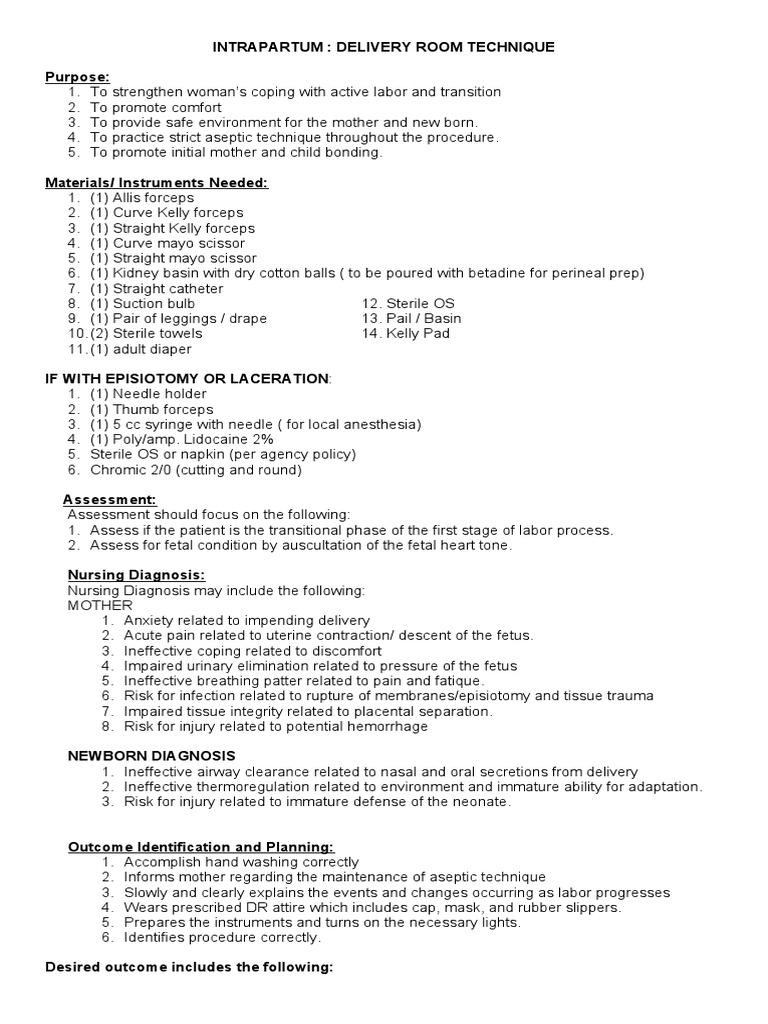 DR Technique Checklist | PDF