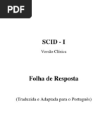 Scid-5-Cv Versão Clinica | PDF