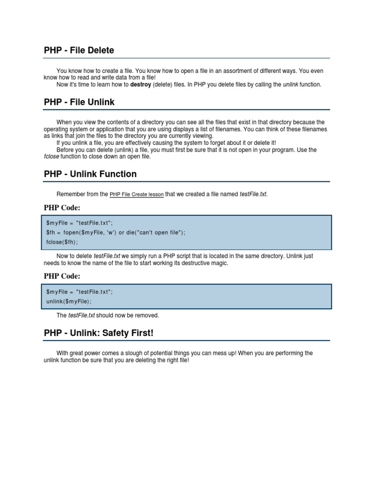 PHP Tizag Tutorial-64 | PDF