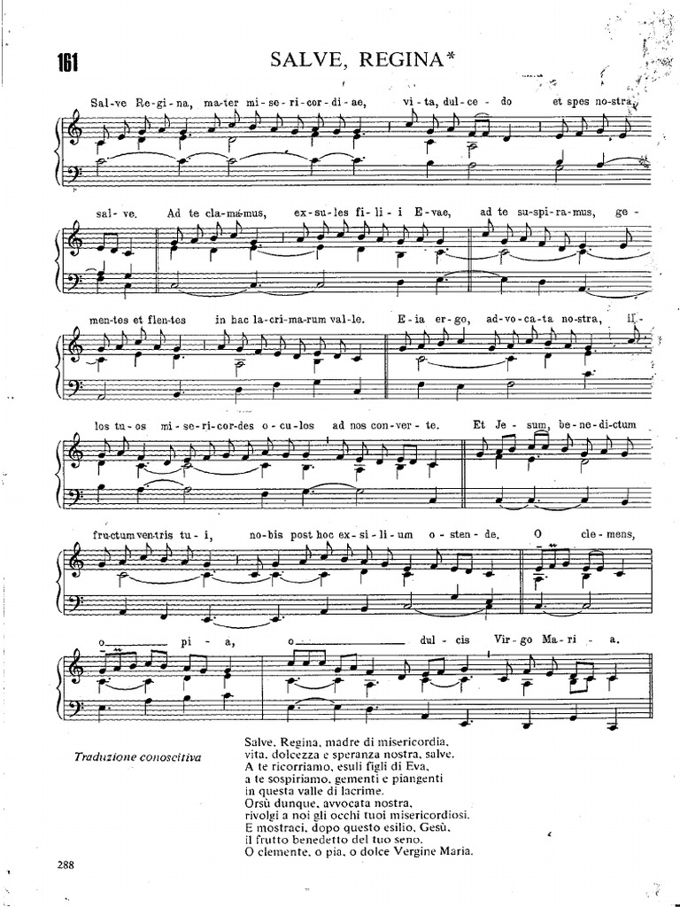 Salve Regina Gregoriano PDF | PDF
