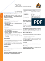 Chryso Delta D811: New Generation Plasticizing Admixture | PDF | Concrete | Cement