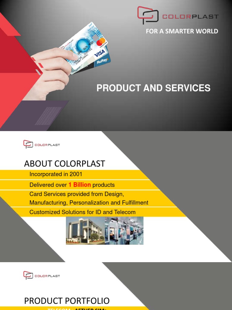 Colorplast Presentation BM PDF | Download Free PDF | Visa Inc. | Master ...