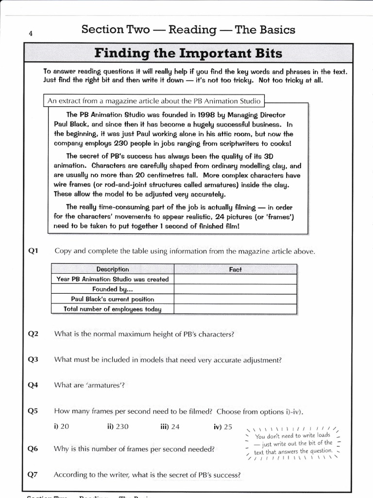 Finding The Important Bits | PDF