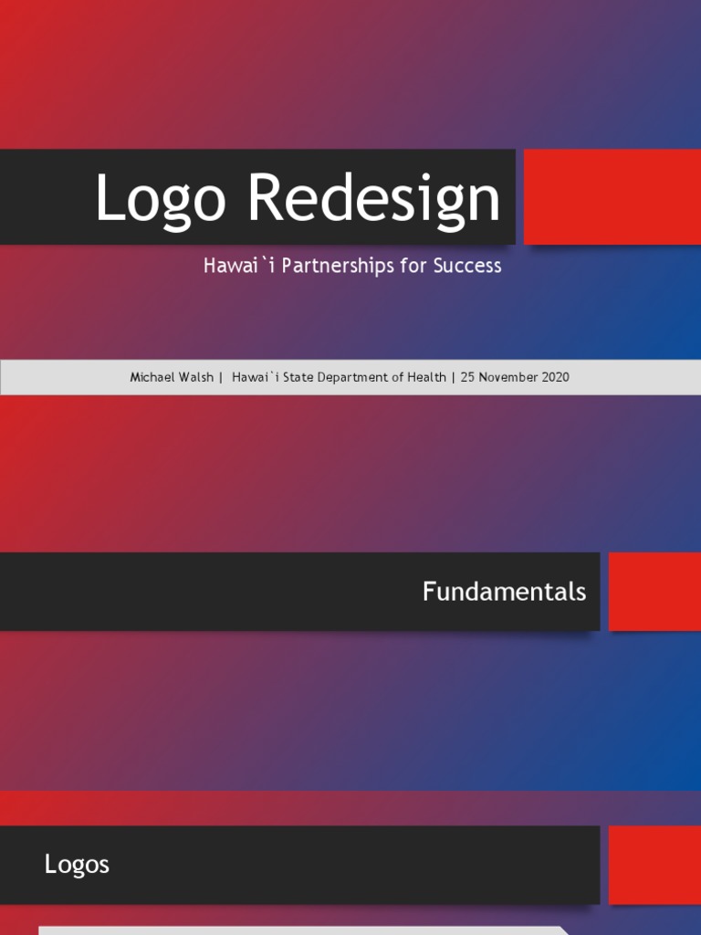 Logo Redesign for Hawai`i Partnerships | PDF