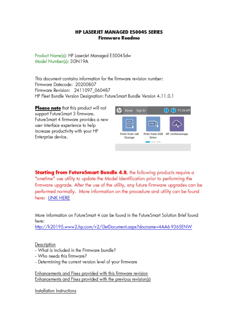 Product Name(s) : Model Number(s) :: HP Laserjet Managed E50045 Series ...