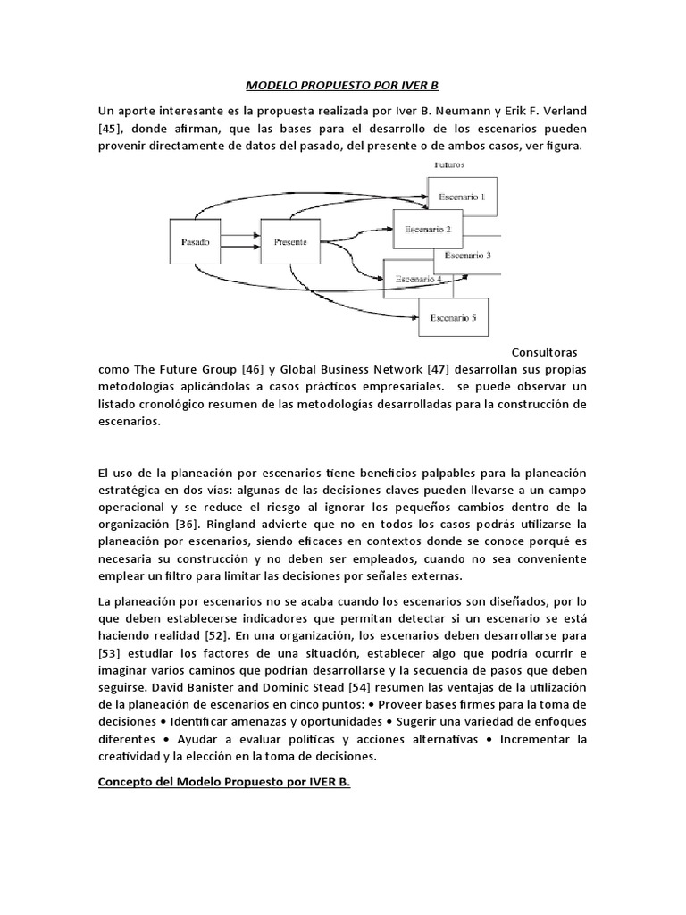 Modelo Propuesto Por Iver B | PDF | Planificación | Science