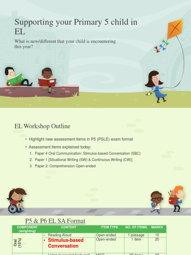 Primary 5 English Language Workshop | PDF | Reading Comprehension ...