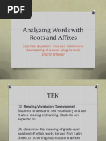 Curriculum Root Word Fer | PDF