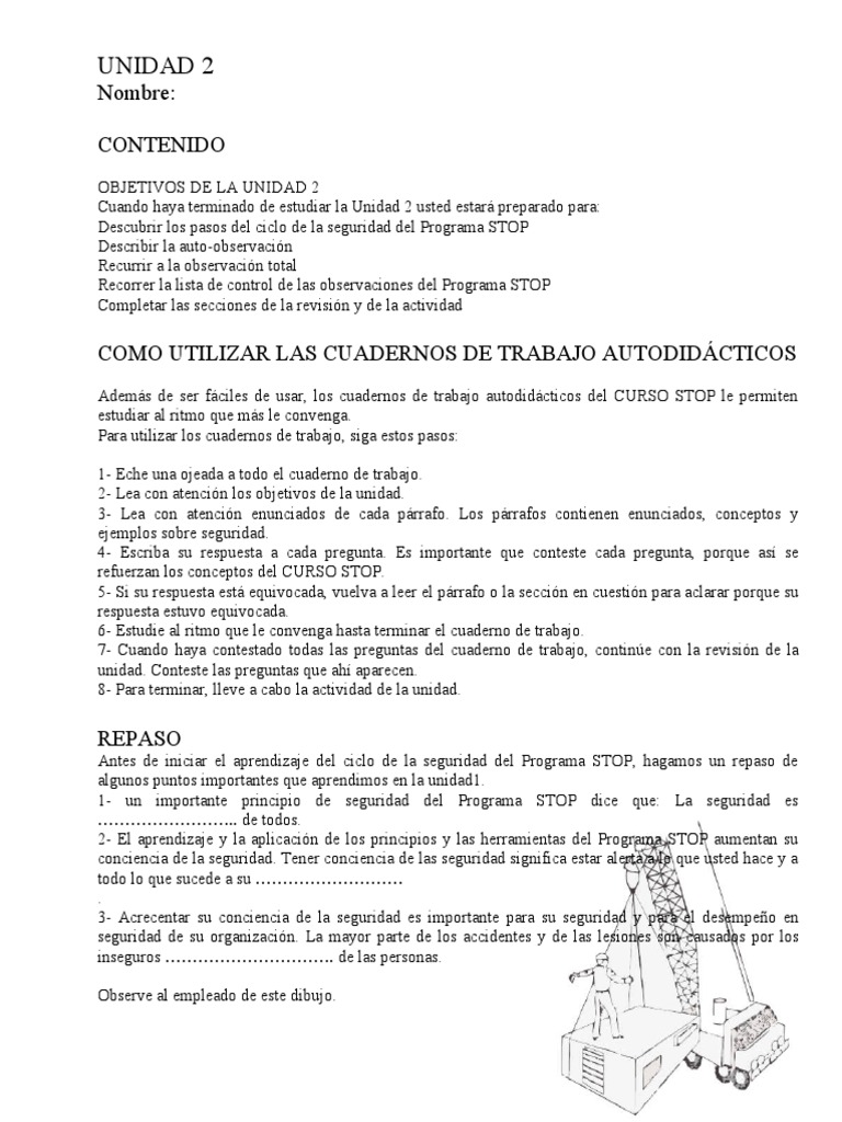 Ciclo de Seguridad del Programa STOP | PDF | Salud y bienestar | Medicina