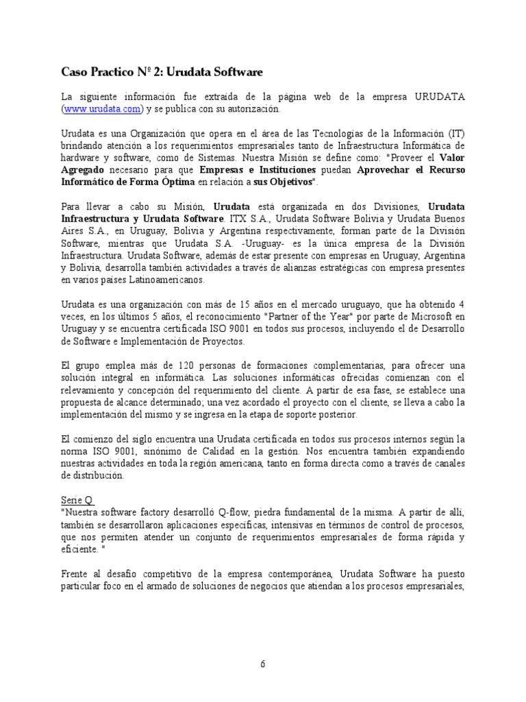 Urudata Software | PDF | Flujo de trabajo | Automatización