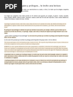 Ejemplos de Prólogos Literarios | PDF | Novelas | Cuentos