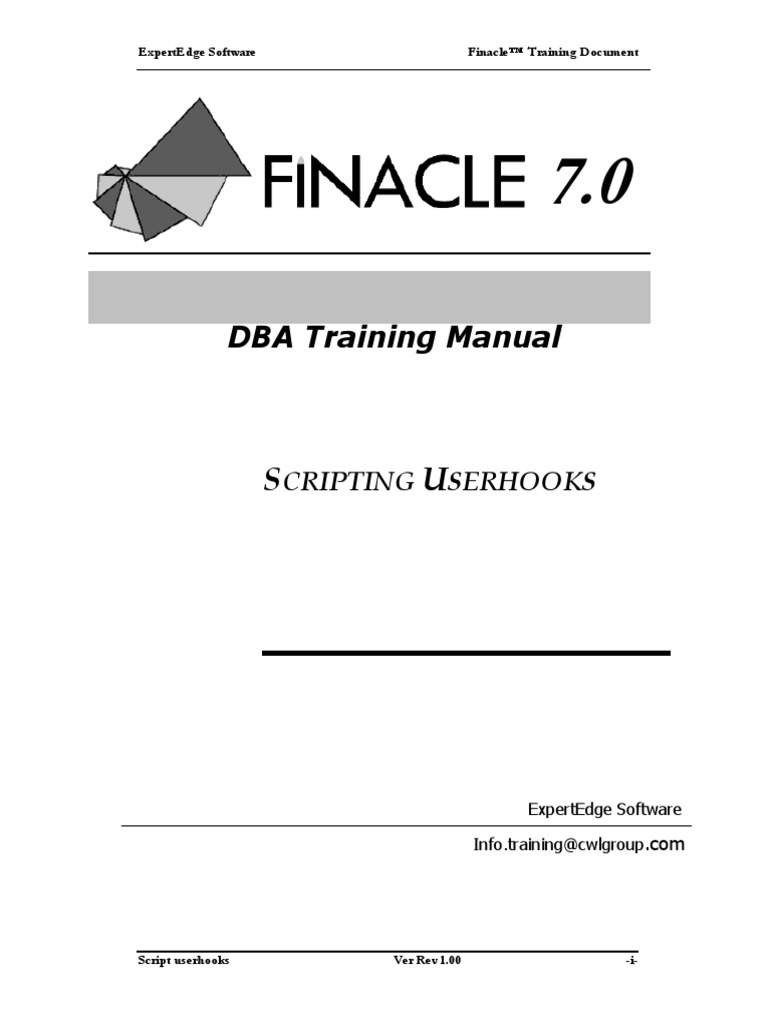 Scripting Userhooks in Finacle PDF | PDF | Scripting Language ... Scripting Userhooks in Finacle PDF | PDF | Scripting Language ...