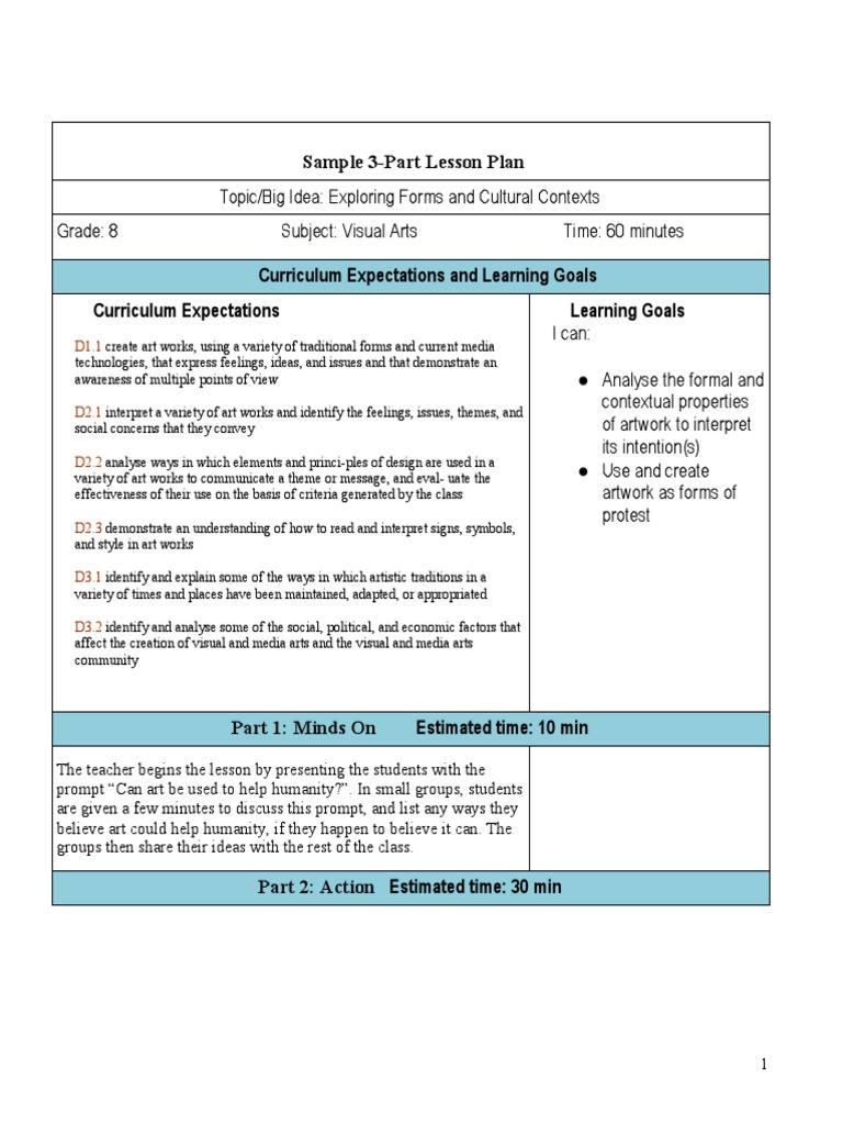 Grade 8 Visual Arts 3 | PDF | Inclusion (Education) | Educational ...