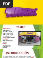 Trabajo Final - Tambo | PDF | Marketing | Producto (Negocio)