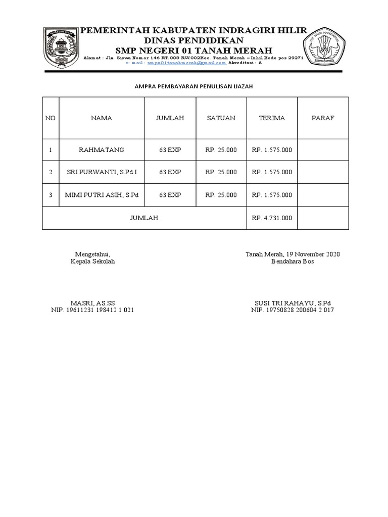Ampra Penulis Ijazah | PDF