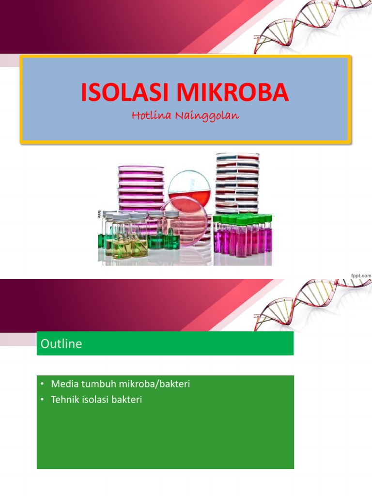 Media Pertumbuhan Dan Isolasi Mikroba | PDF