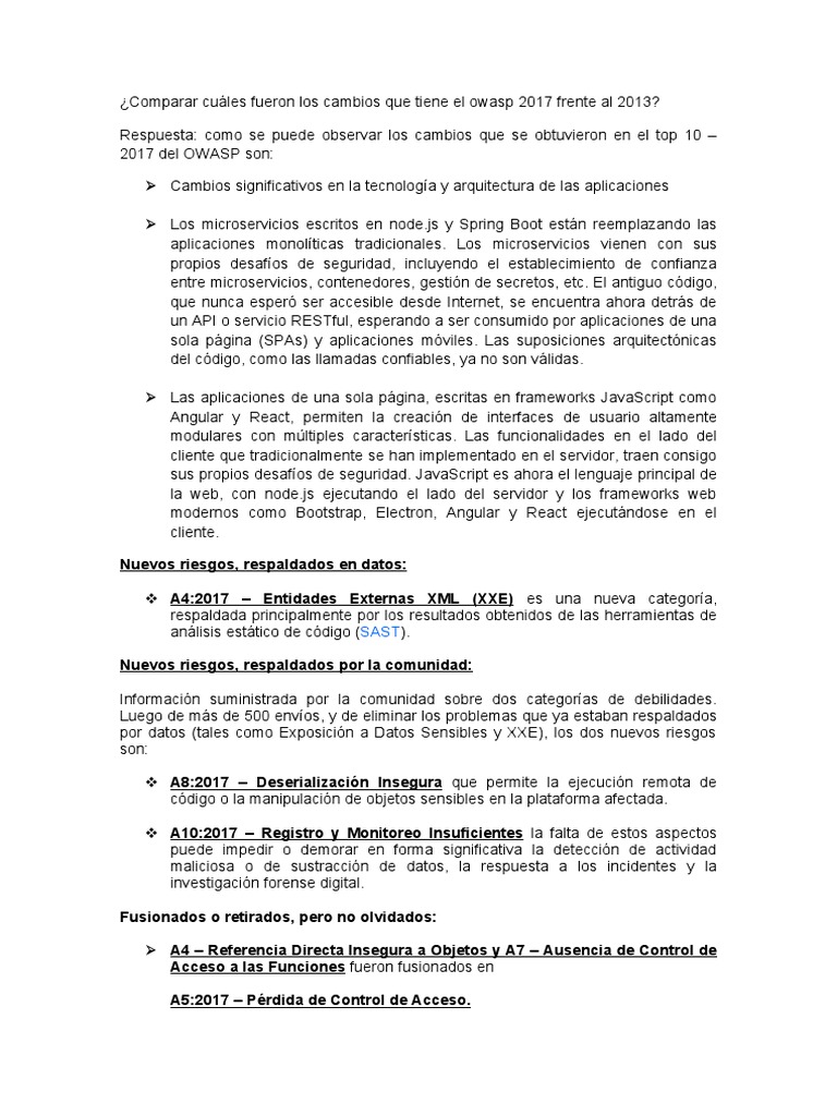 OWAS 2017 Preguntas | PDF | Script Java | Internet