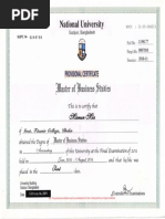 JSC Certificate | PDF