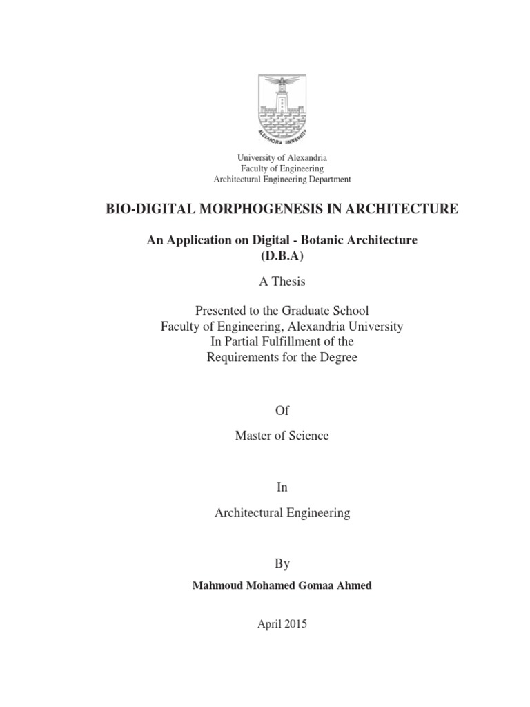 Morphogenesis Pdf Pdf Computer Programming Algorithms