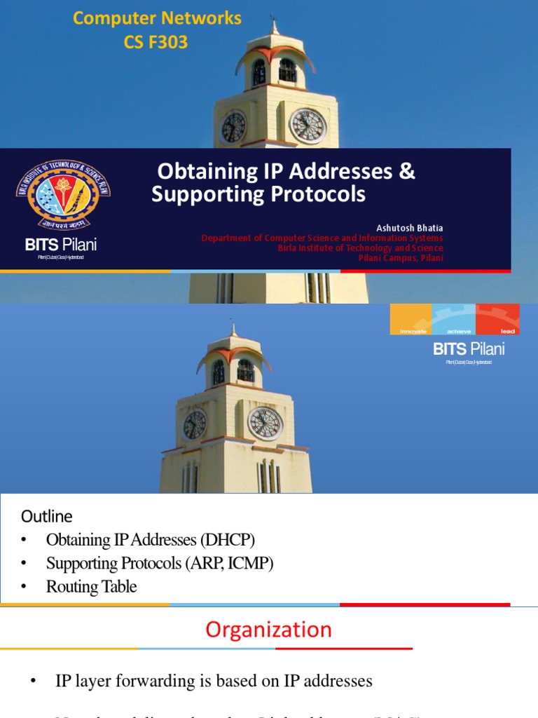 DHCP, Arp, Icmp | PDF | Ip Address | Internet Protocols