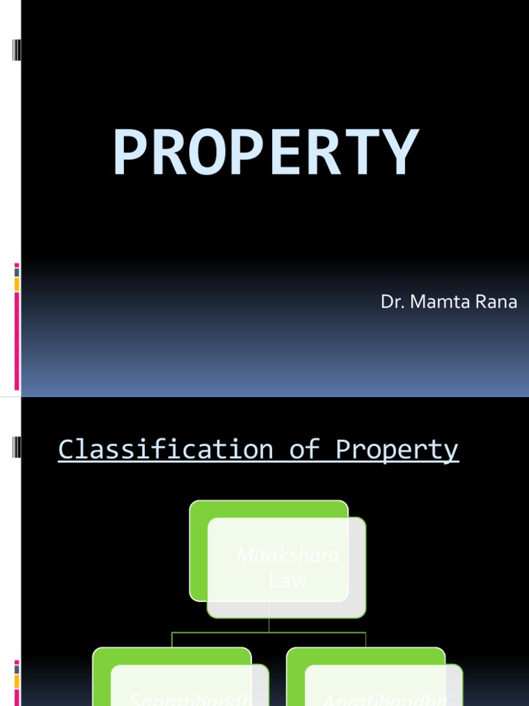 Property: Dr. Mamta Rana | PDF | Property | Urban