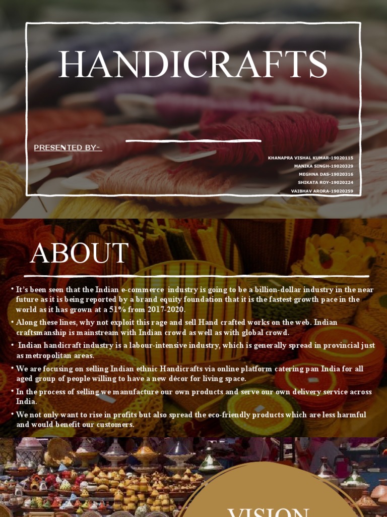 Handicraft E-Commerce Project | PDF | Sales | Marketing