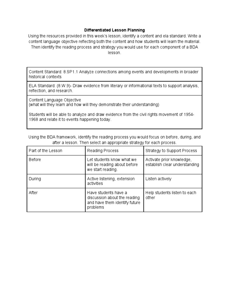 Panning For Instruction 1 | PDF