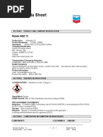 Rando HD Hydraulic Oil Safety Data Sheet | PDF | Combustion | Fires