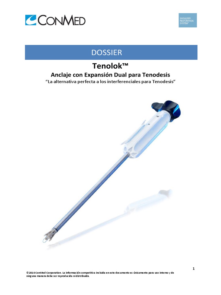 Dossier Tenolok | PDF | Tendón | Hueso