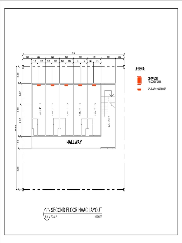 Second Floor Hvac Layout: Hallway | PDF