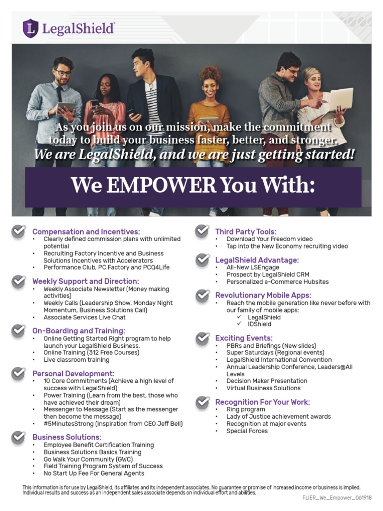 We Empower You - Flier 06-19-18 | PDF | Business