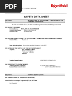 Mobil DTE 26 Ultra Safety Data Sheet | PDF | Hazardous Waste | Firefighting