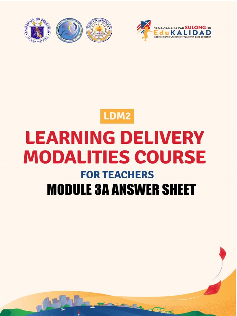 Module 3A Answer Sheet | PDF | Educational Assessment | Educational ...