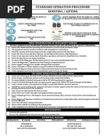 Hoist Pre-Operational Inspection Check List | PDF | Crane (Machine) | Rope