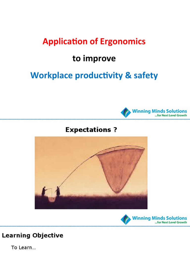 Application of Ergonomic Principles to Improve Workplace Productivity ...