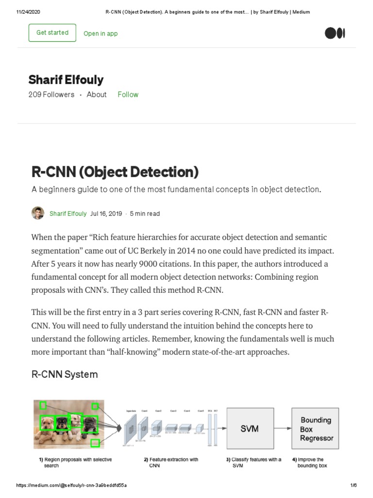 R-CNN (Object Detection) - A Beginners Guide To One of The Most - by Sharif Elfouly - Medium ...