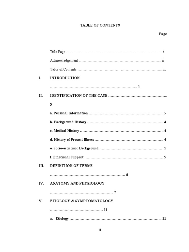 Nursing Case Study Structure Guide | PDF