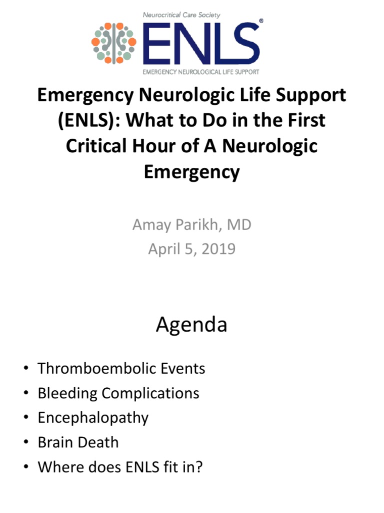 2019 Enls For Apacvsnnnnnn | PDF | Stroke | Coma